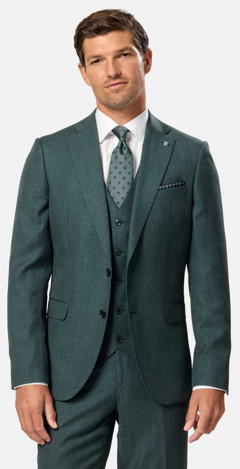 Benetti Marco Tapered Waistcoat Forest – Q23Menswear